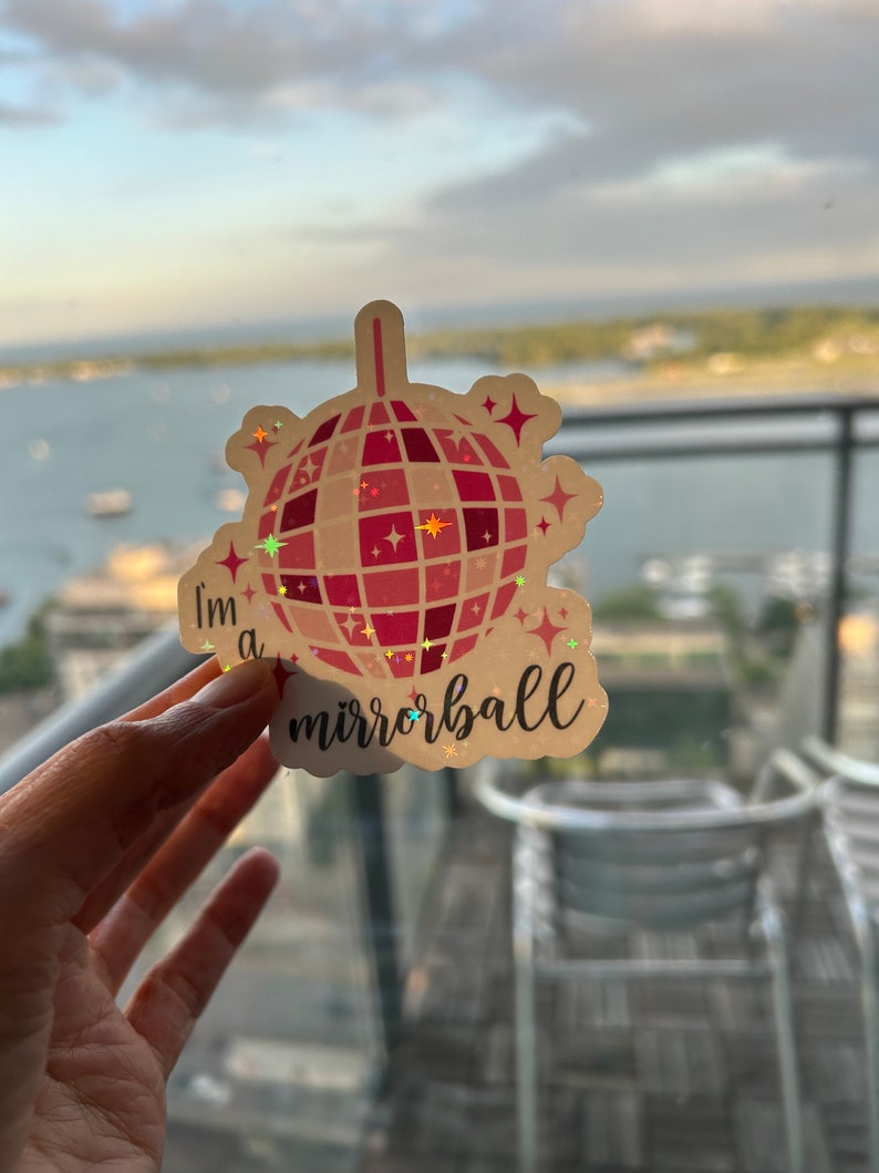 TTPD Themed Stickers Long Story Short, I Survived Mirror Ball Lights ...