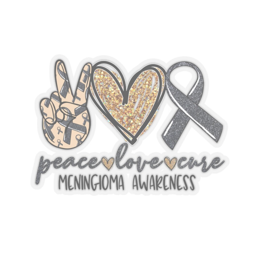 Meningioma/brain Tumor Awareness Stickers - Etsy