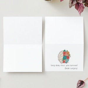 Long Story Short You Survived Brain Surgery Brain Surgery Survivor Card ...