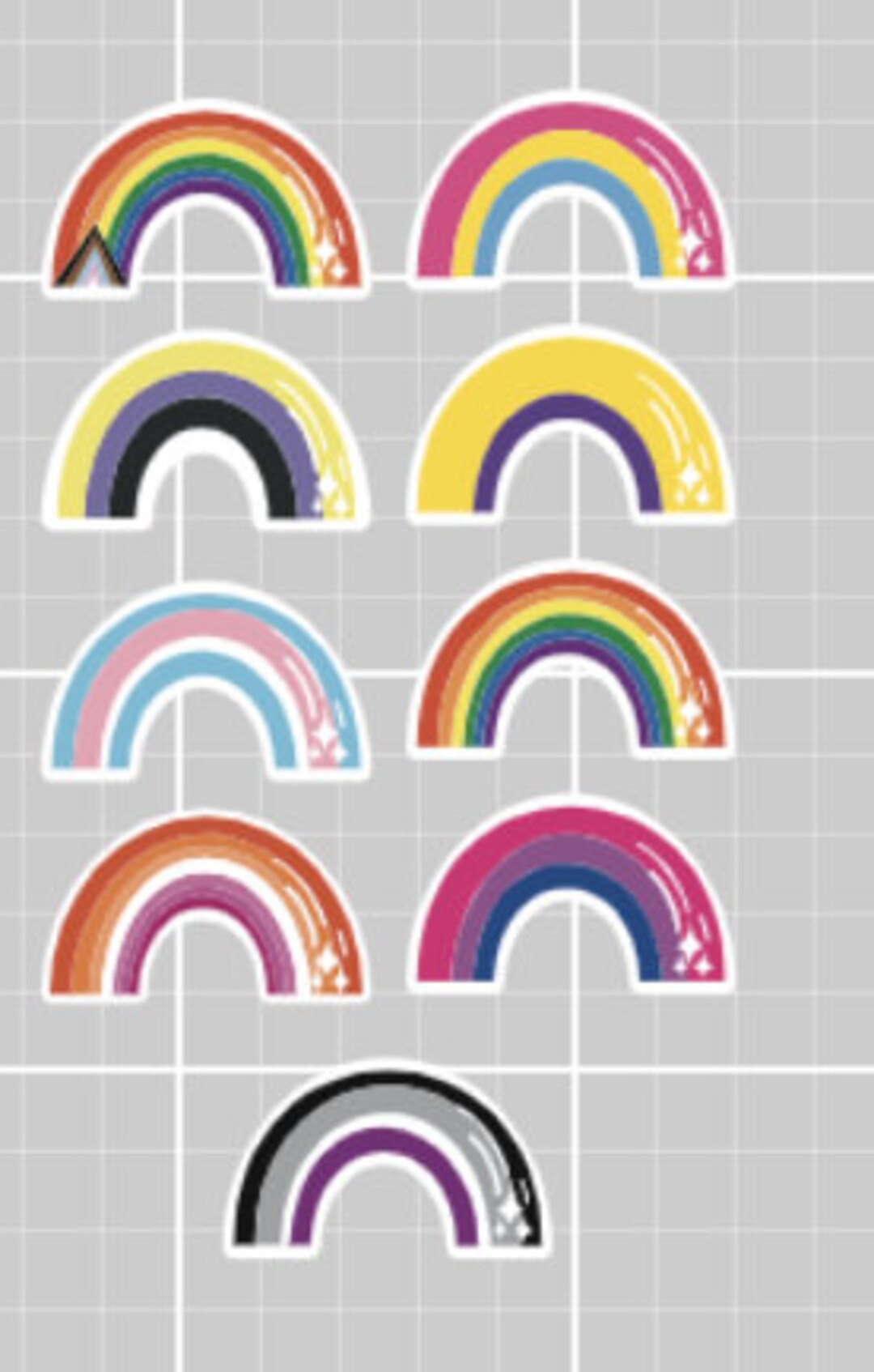 LGBTQ Pride Stickers Show Your Pride Ally Stickers Lesbian Gay Bisexual ...