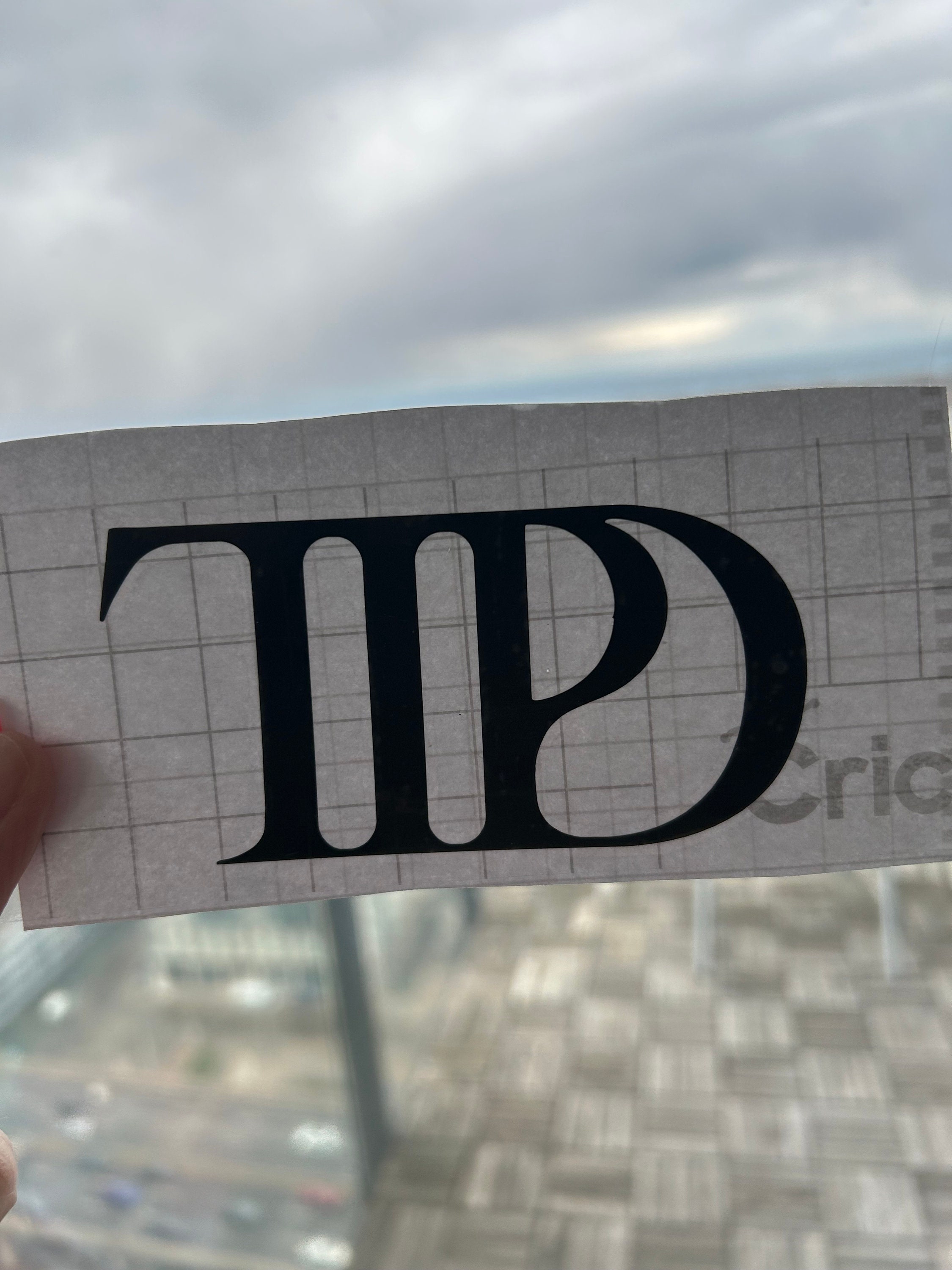 TTPD Vinyl Sticker the Tortured Poet's Department Vinyl Sticker Decal ...