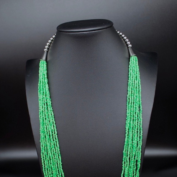 Multi Strand Beaded Necklace - Etsy