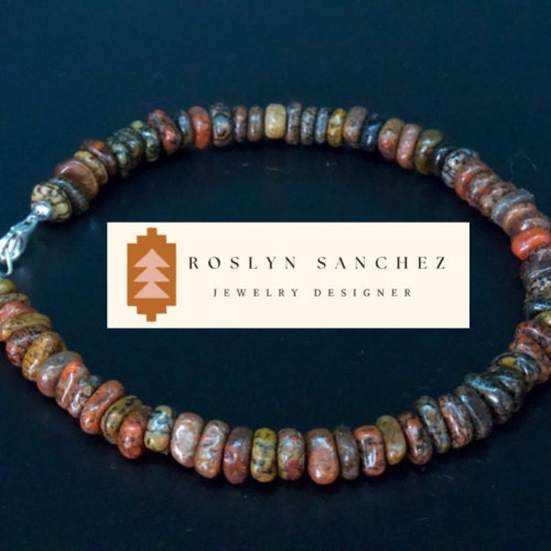 Dinosaur Bead Bracelet Prehistoric Jewelry: Unisex Unique Fossil ...