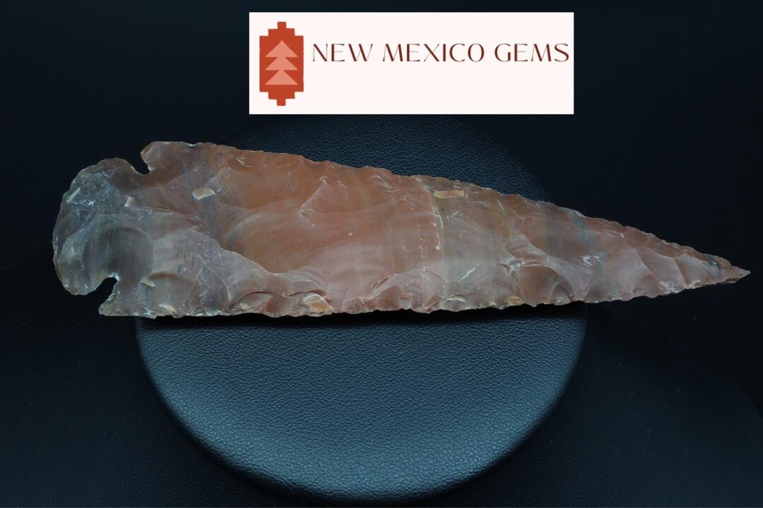LARGE Red Rock Raw Rough Arrowhead Hand Carved Arrowhead Southwest ...