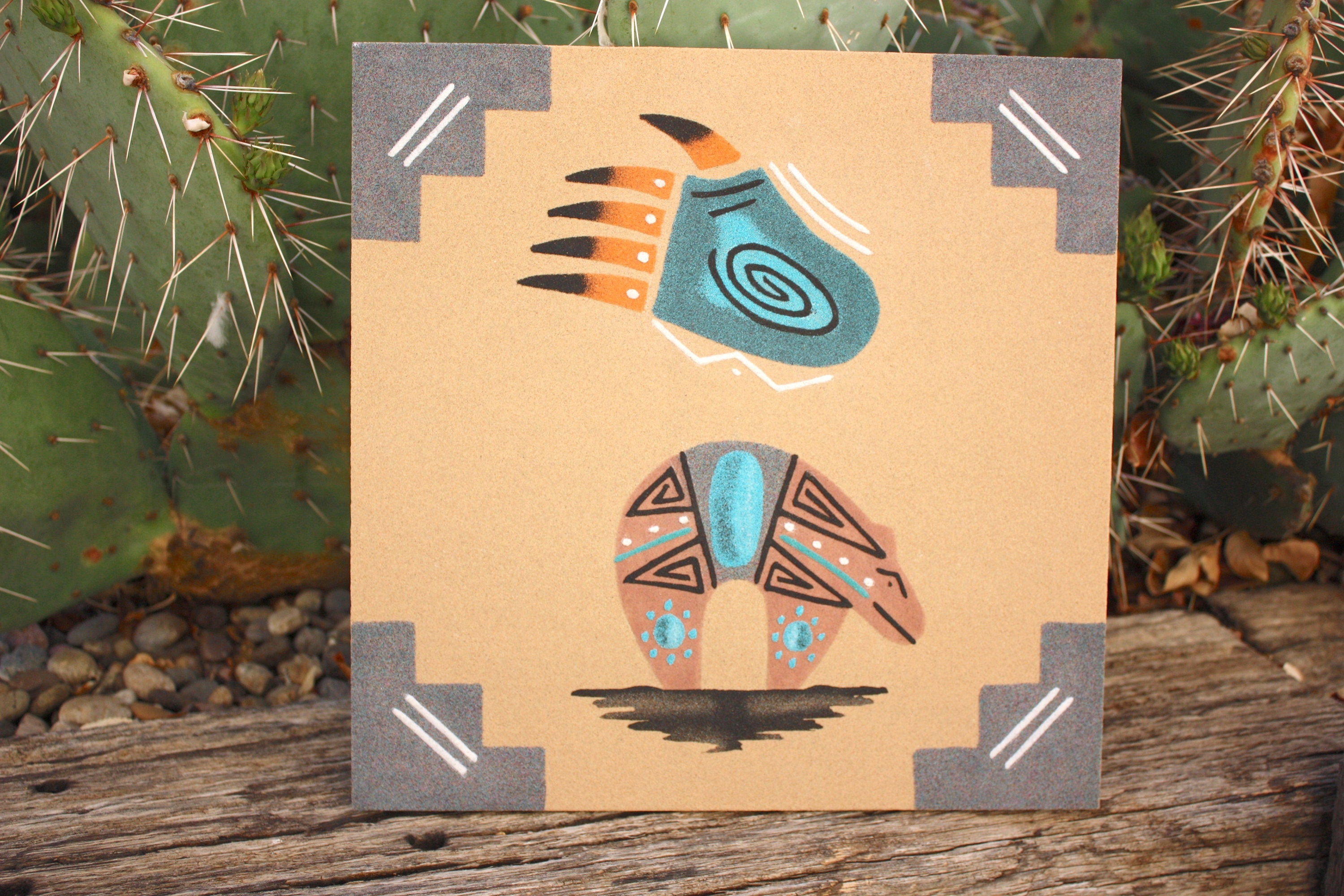 Native American Art Animal Art Native Bear Southwestern Art Navajo ...