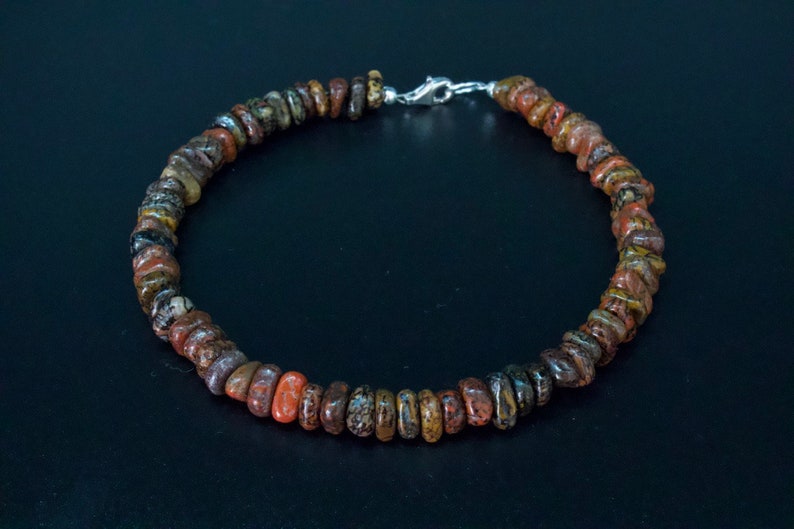 Dinosaur Bead Bracelet Prehistoric Jewelry: Unisex Unique Fossil ...