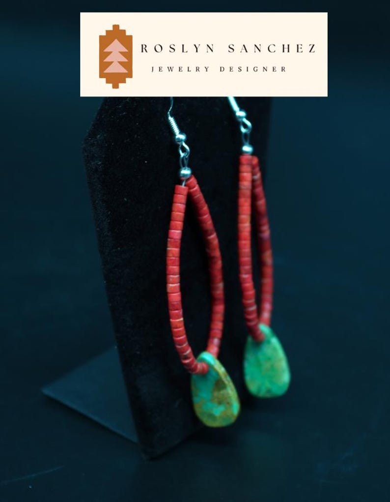 Coral Heishi Lions Paw Jacla Earrings - Etsy