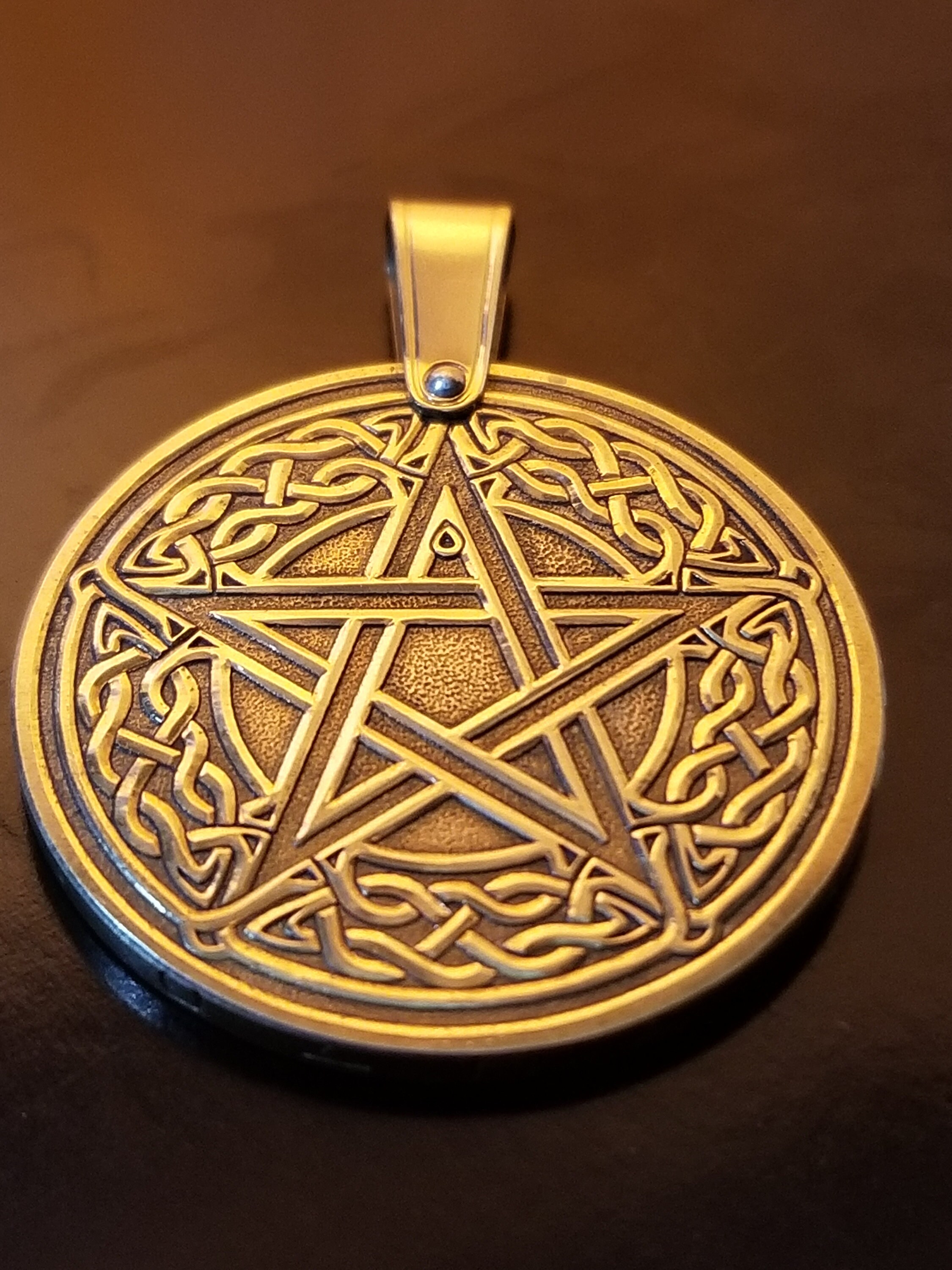 Five Element Star Pendant Pentacle - Etsy