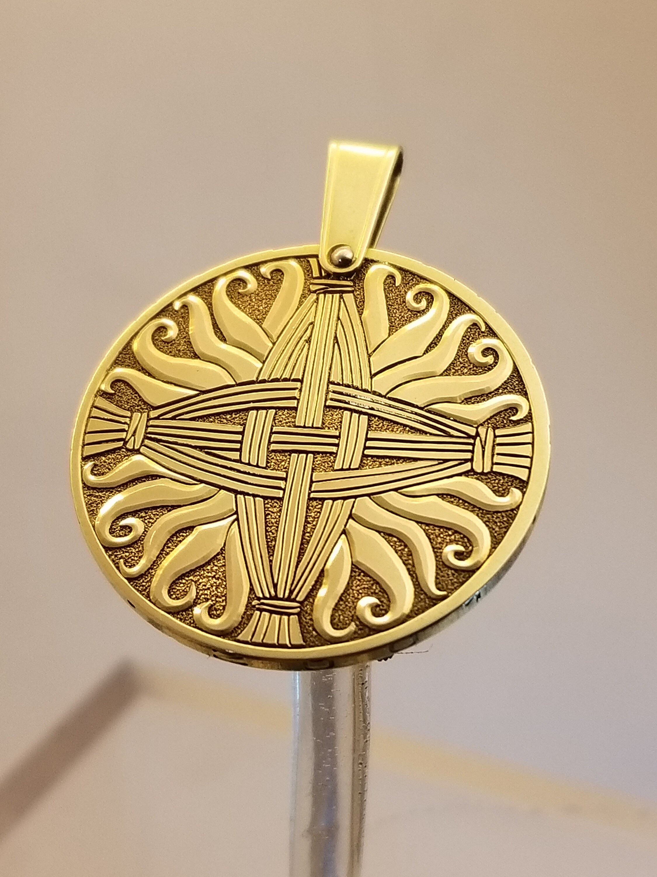 Amulet of Protection and Happiness: the Bridget's Cross Pendant is a ...
