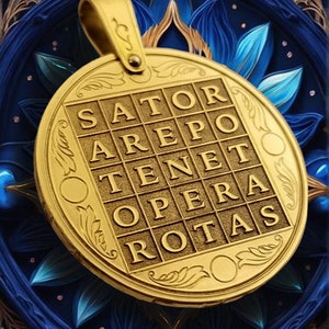 Magic Square Talisman Sator Arepo Tenet Opera Rotas - Etsy