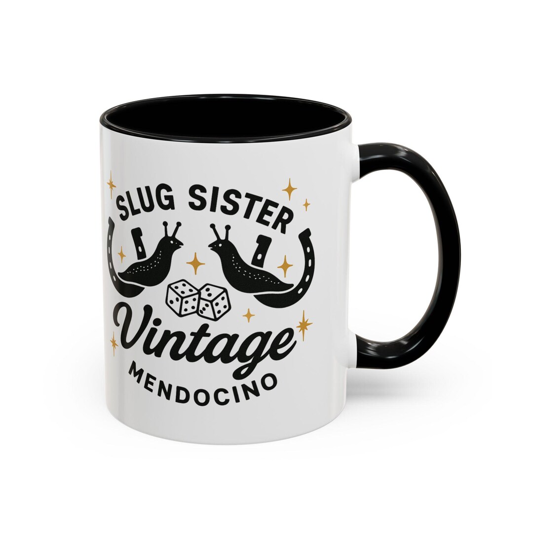 Vintage Slug Sister Coffee Mug - Fun Ceramic Cup for Gifting, Home ...