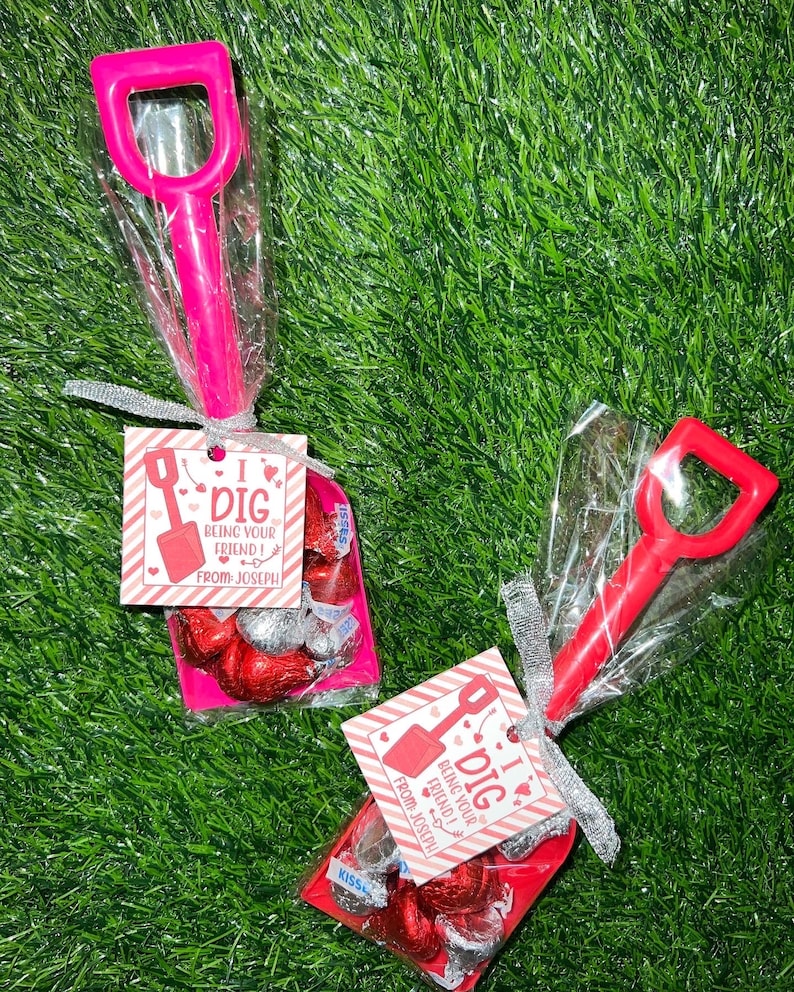 Kid’s Valentines Day Gift - I Dig Being Your Friend - Etsy