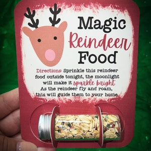 Magic Reindeer Food - Etsy
