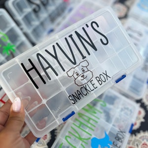 Personalized Snack Box - Snackle Box - Kids Snack Container - Etsy