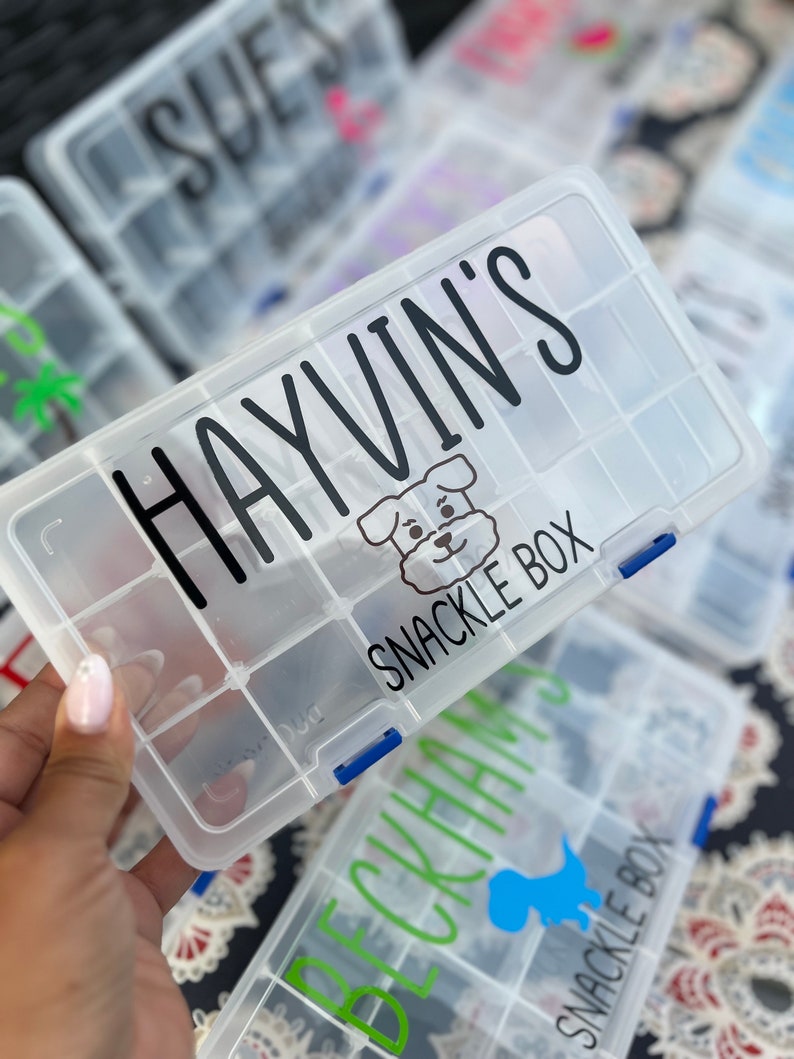 Personalized Snack Box - Snackle Box - Kids Snack Container - Etsy