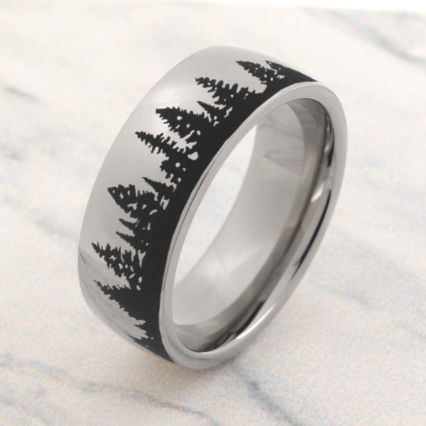 Mens Titanium Ring - Etsy