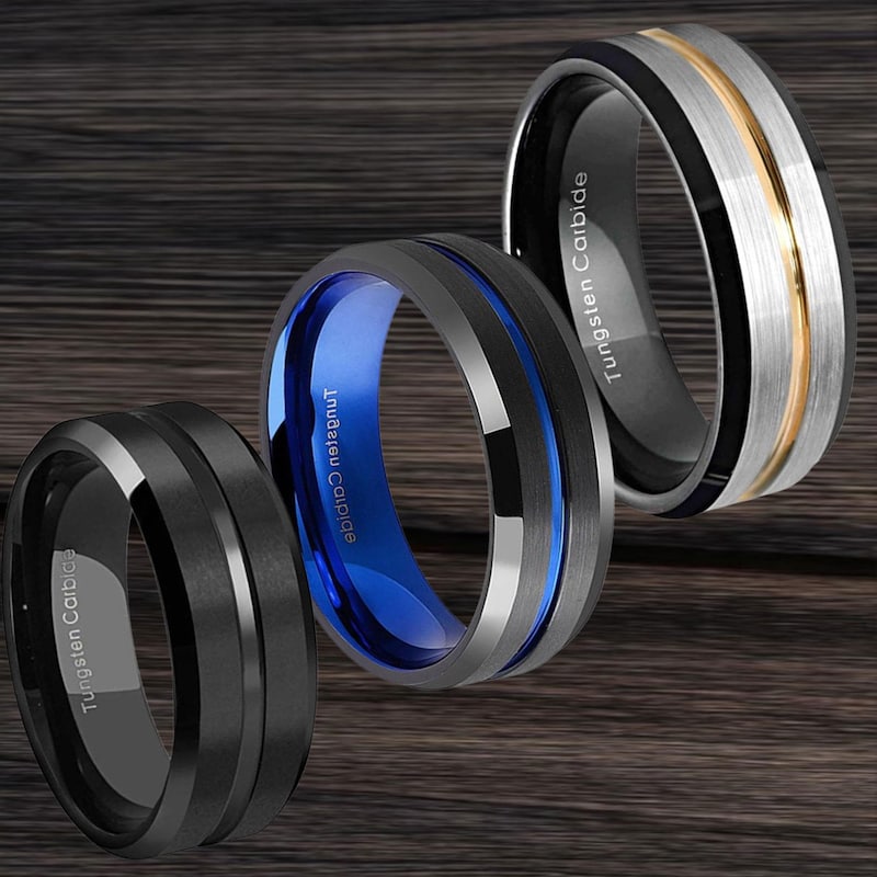 Mens Titanium Ring - Etsy