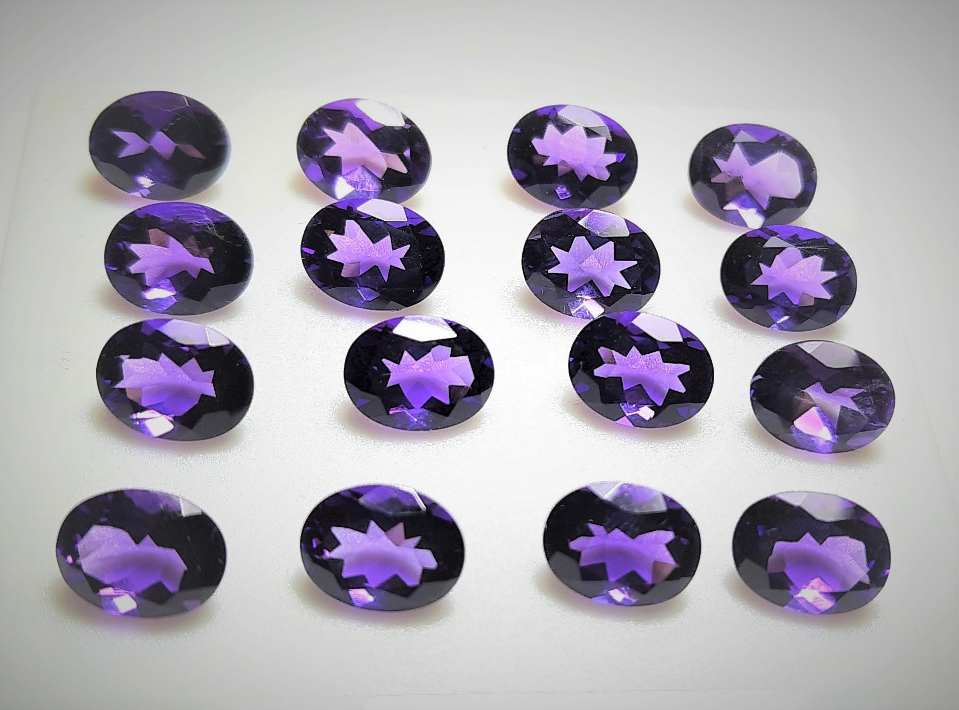 AAA Quality Aferican Amethyst Oval Shape Faceted - Etsy