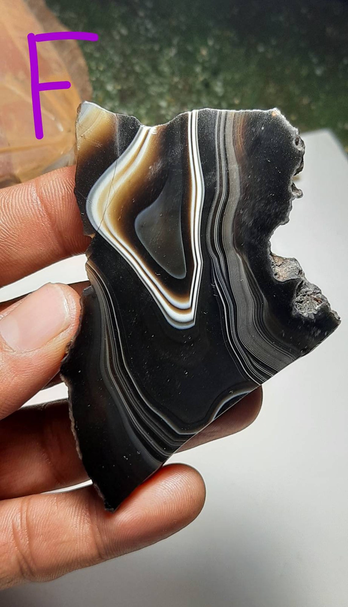 Black Banded Onyx Rough GemstoneBlack Banded Onyx | Etsy