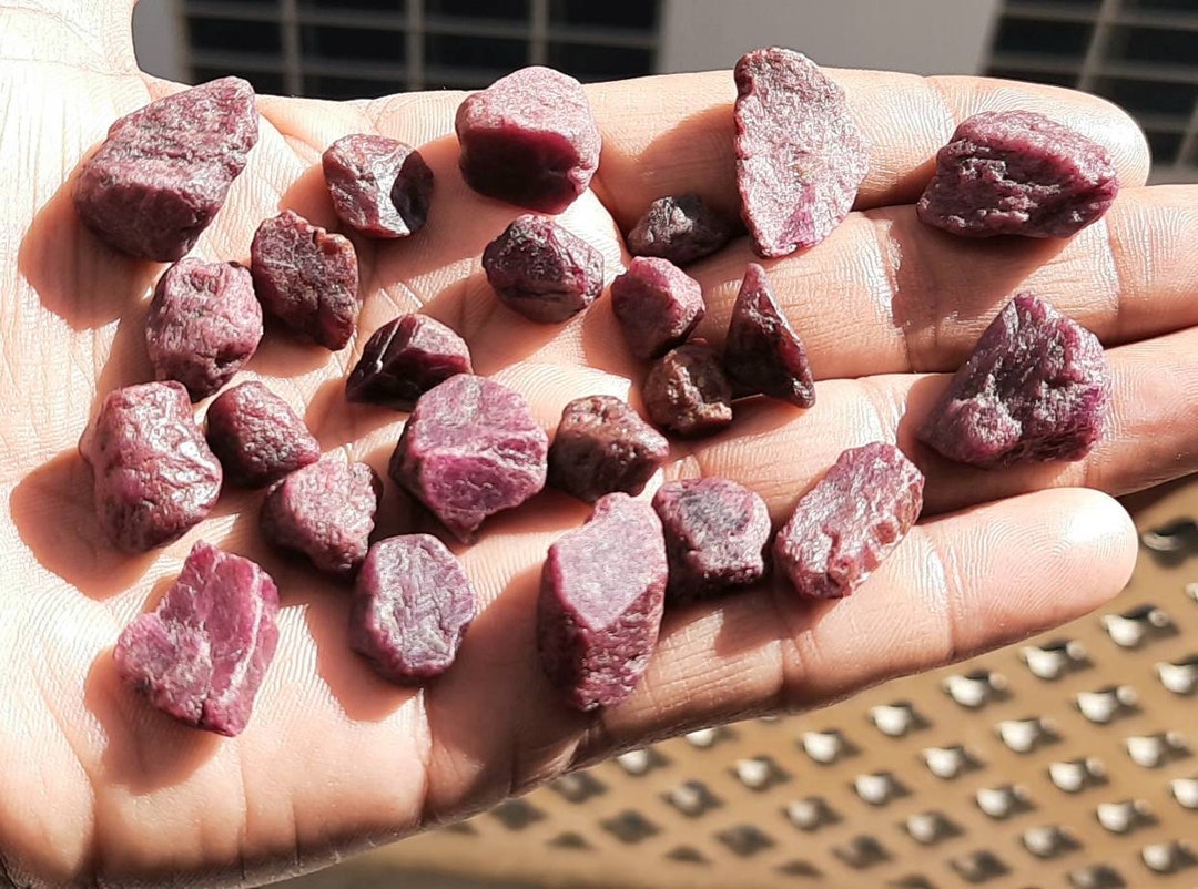 Natural Ruby Rough Gemstone,ruby Specimens,aaa Quality Ruby Rough,raw Material Ruby,genuine Ruby ...