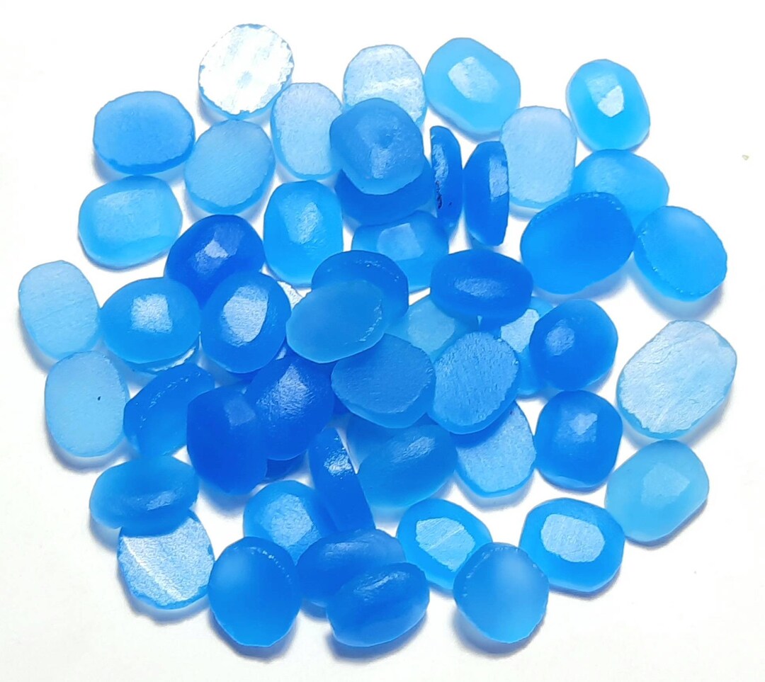 Dyed Blue Onyx Mix Size and Shape Unpolished Rough Stone,blue Onyx ...
