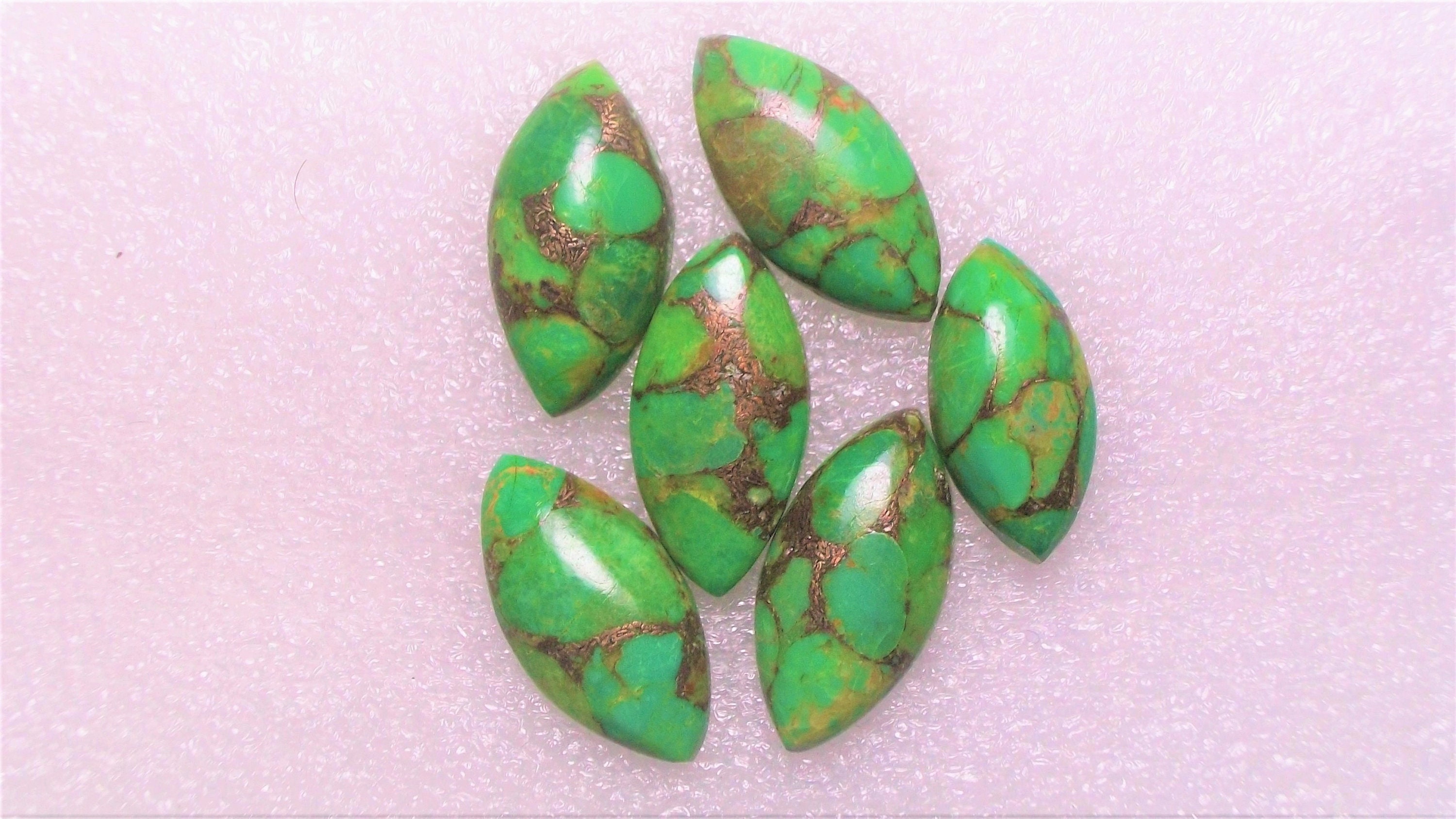 AAA Quality Green Copper Mohave Turquoise Marquise Cabochon - Etsy