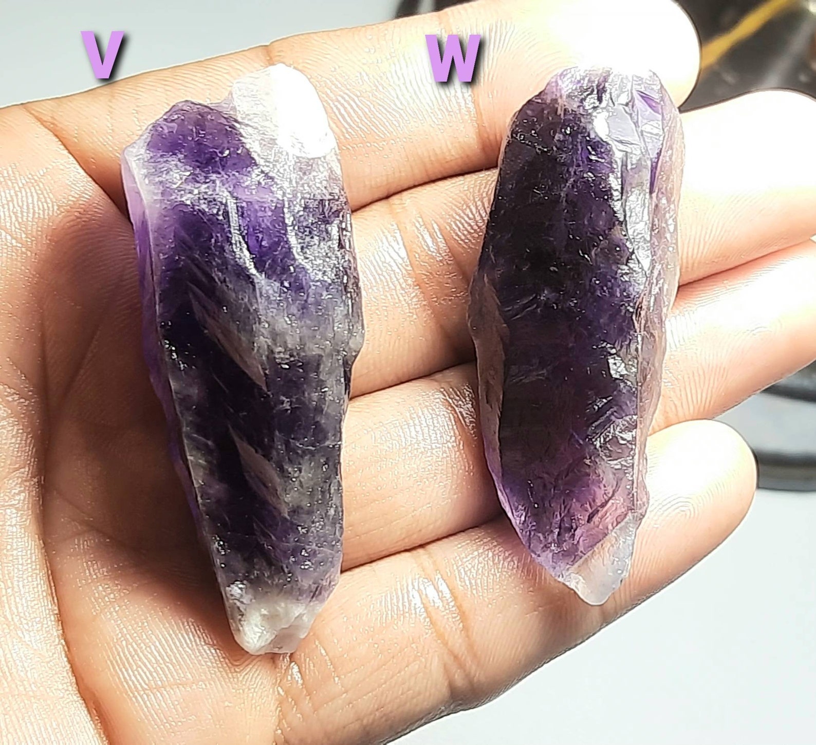 Natural African Amethyst Unpolished Rough Gemstoneamethyst - Etsy