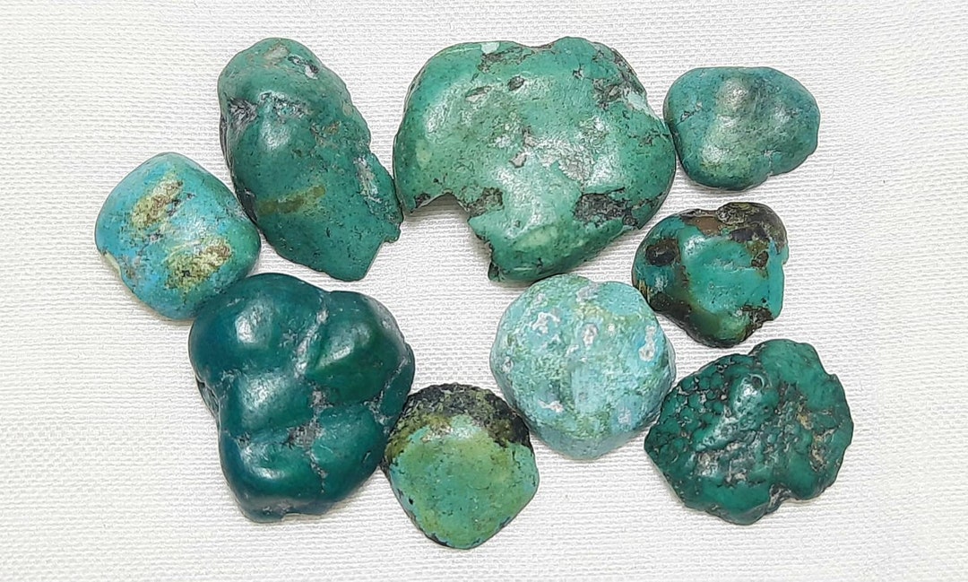 Natural Tibatian Turquoise Unpolished Rough Gemstone,tibatian Turquoise ...