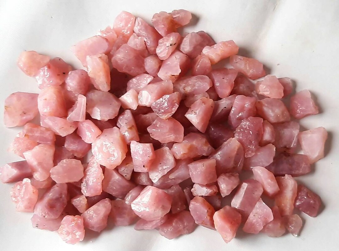 Natural Rose Quartz Unpolished Rough Gemstone,rose Quartz Raw Material ...