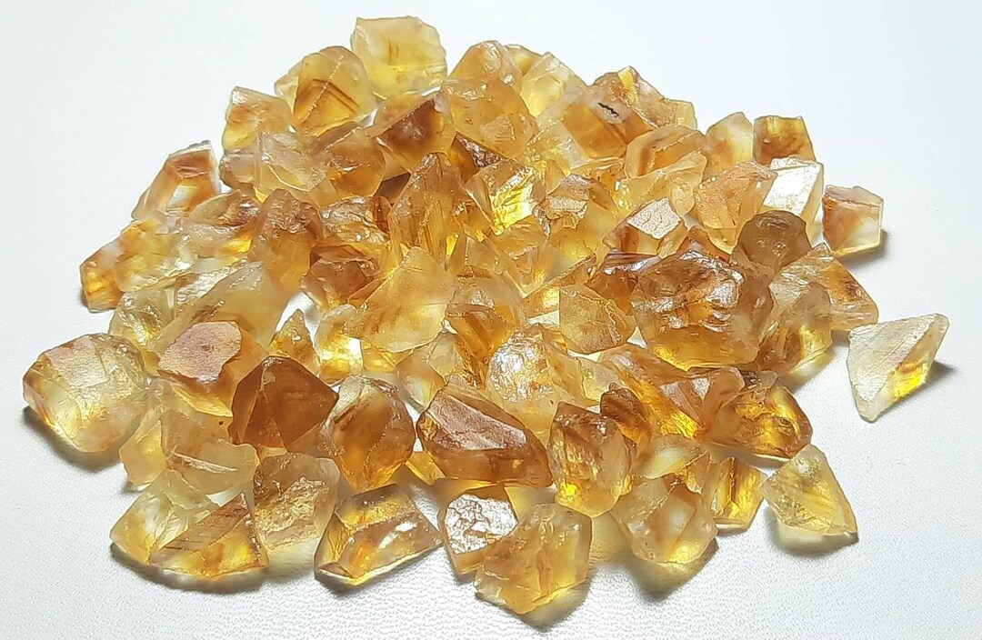 Natural Citrine Rough Gemstone/citrine Crystal Quartz Raw/citrine Raw ...