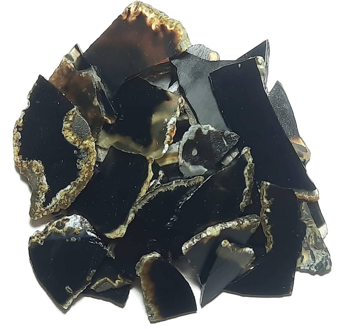 Black Banded Onyx Rough Gemstone,Black Banded Onyx Specimens,Black ...