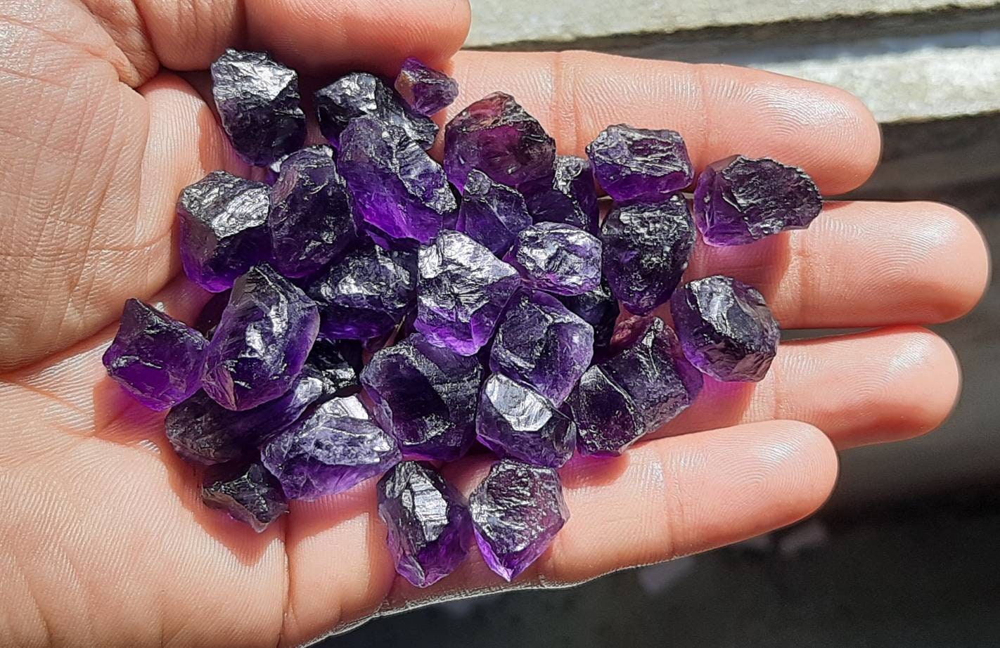 Natural African Amethyst Rough GemstoneAmethyst SpecimensAAA | Etsy