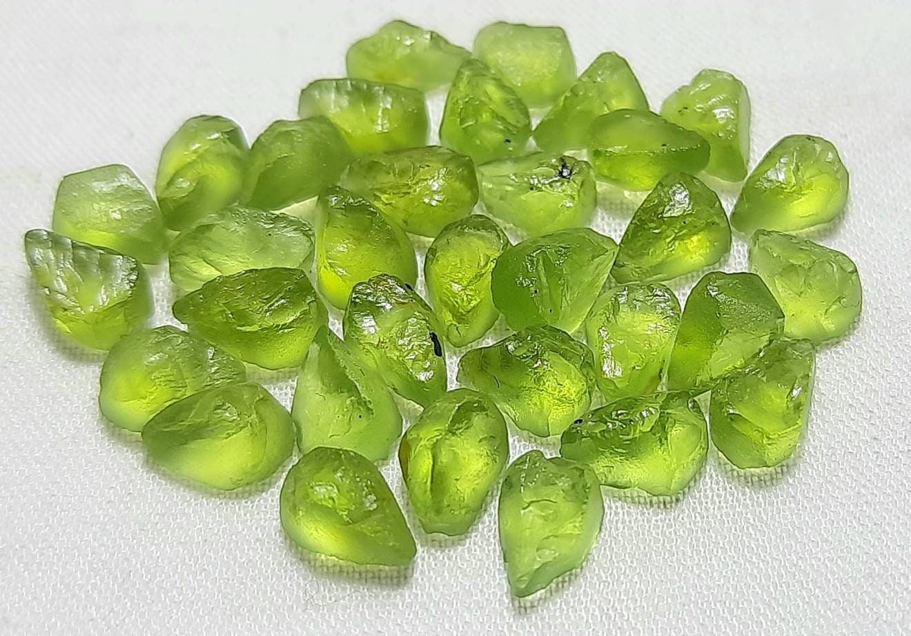 Natural Peridot Pear Unpolished Rough Gemstoneperidot | Etsy UK