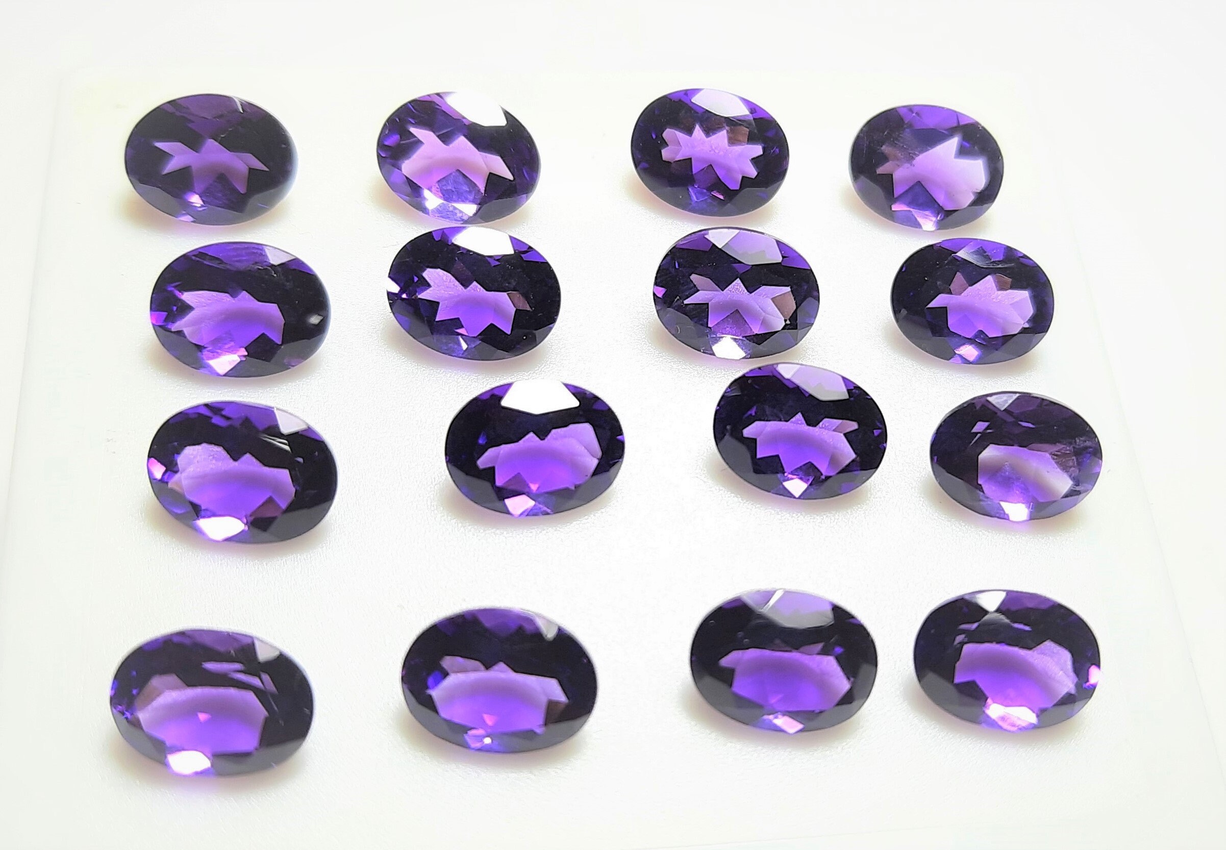 AAA Quality Aferican Amethyst Oval Shape Faceted - Etsy