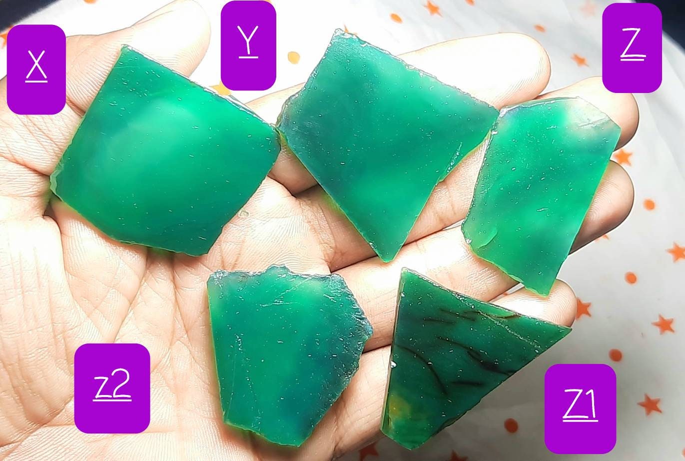 Green Onyx Rough Gemstone:dyed Onyx Slice,unpolished Onyx Rock,raw ...