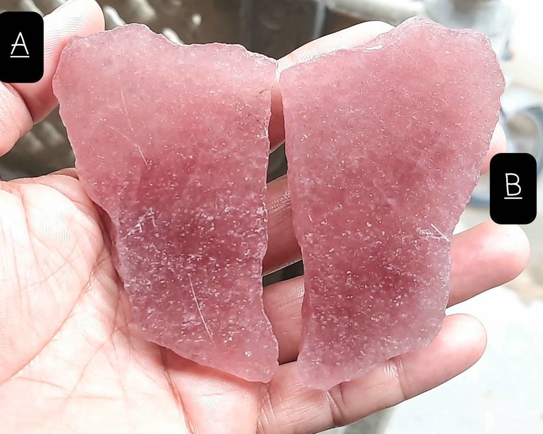 Red Strawberry Quartz Rough, Red Strawberry Quartz Slices,strawberry ...