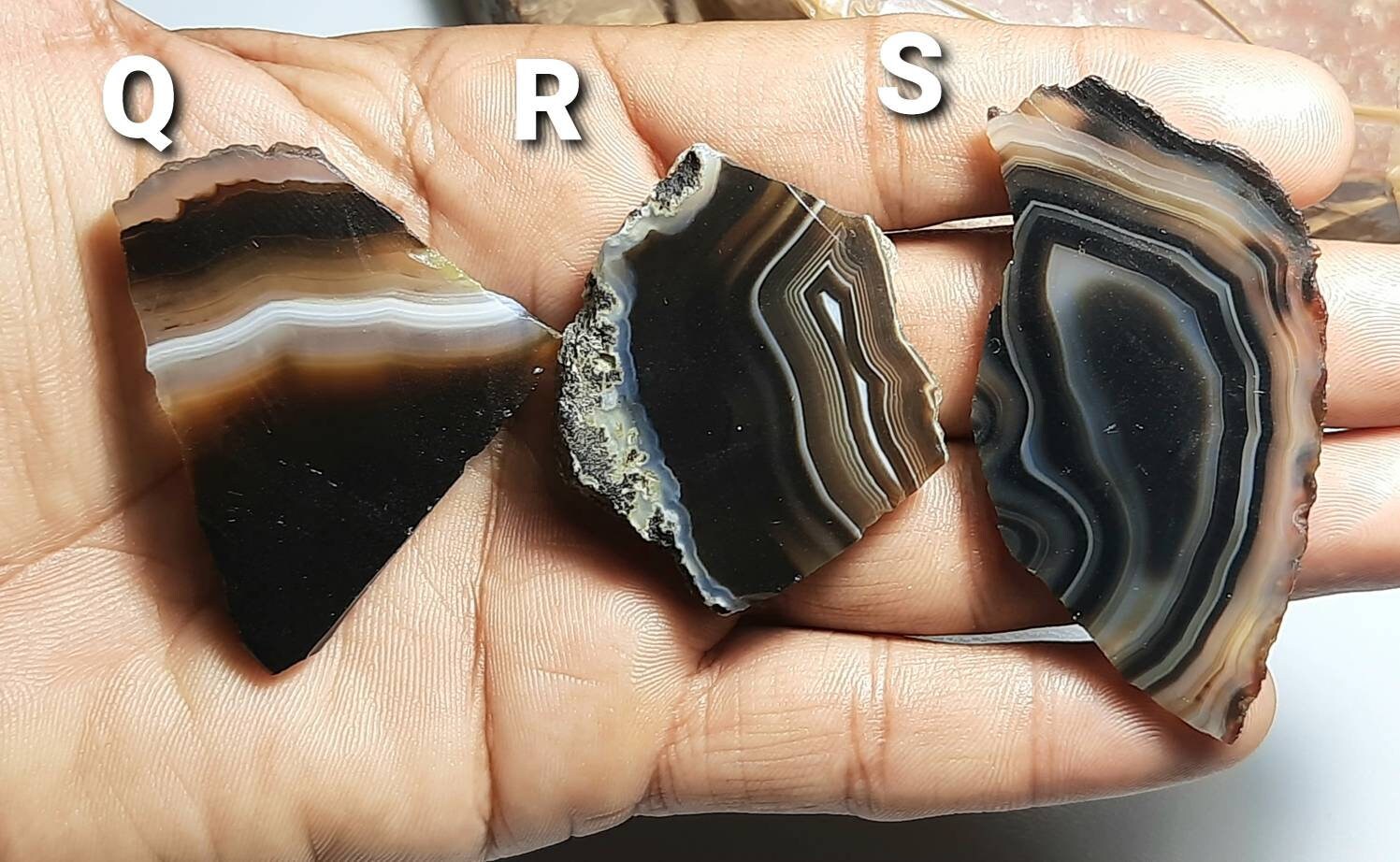 Black Banded Onyx Rough GemstoneBlack Banded Onyx | Etsy