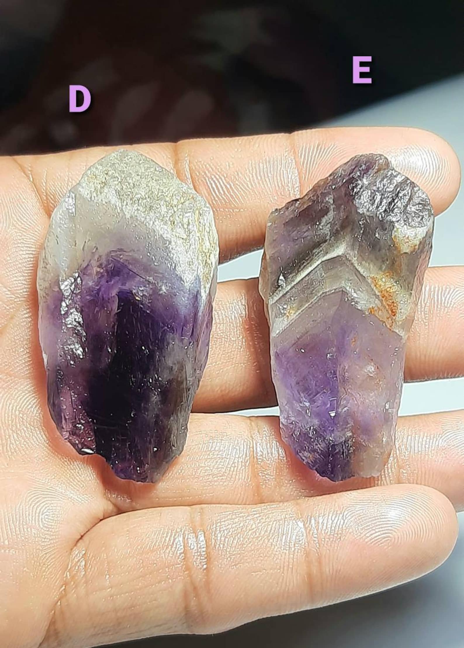 Natural African Amethyst Unpolished Rough Gemstoneamethyst - Etsy