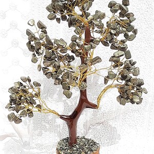 Natural Pyrite Crystal Bonsai Money Tree: Goodluck,homedecor,pyrite ...