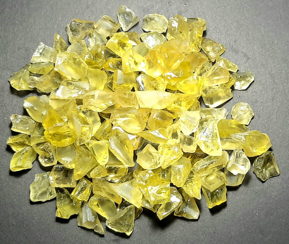 Lemon Quartz Rough Gemstonelemon Quartz Specimensaaa Quality - Etsy