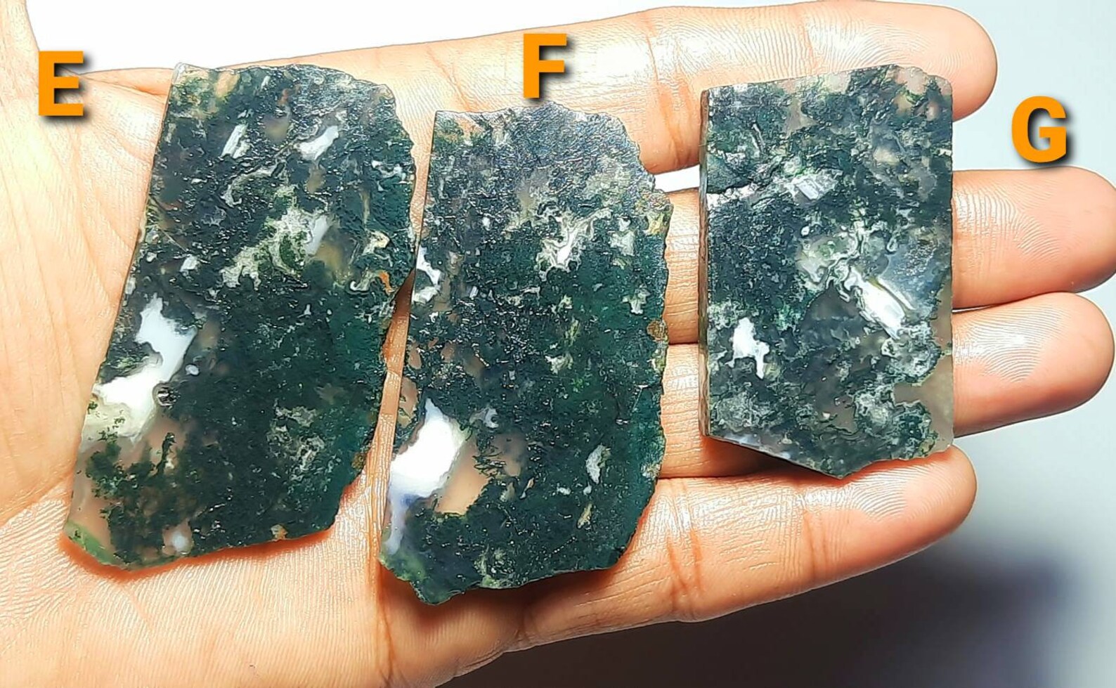Moss Agate Green Jasperraw Jasper Crystal Green Roughraw | Etsy