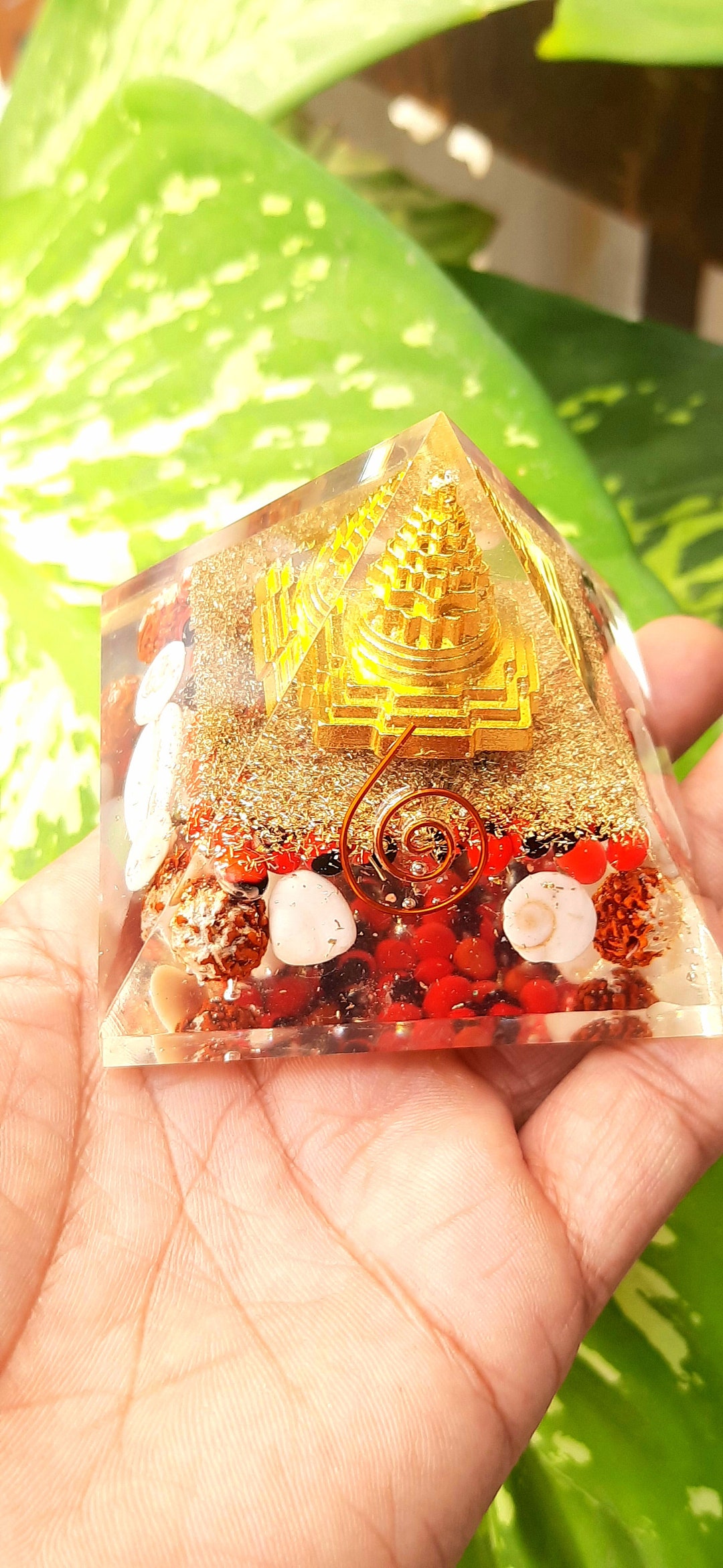 Laxmi Wealth Pyramid,orgone Seeds Pyramid,laxmi Pyramid,shree Yantra ...