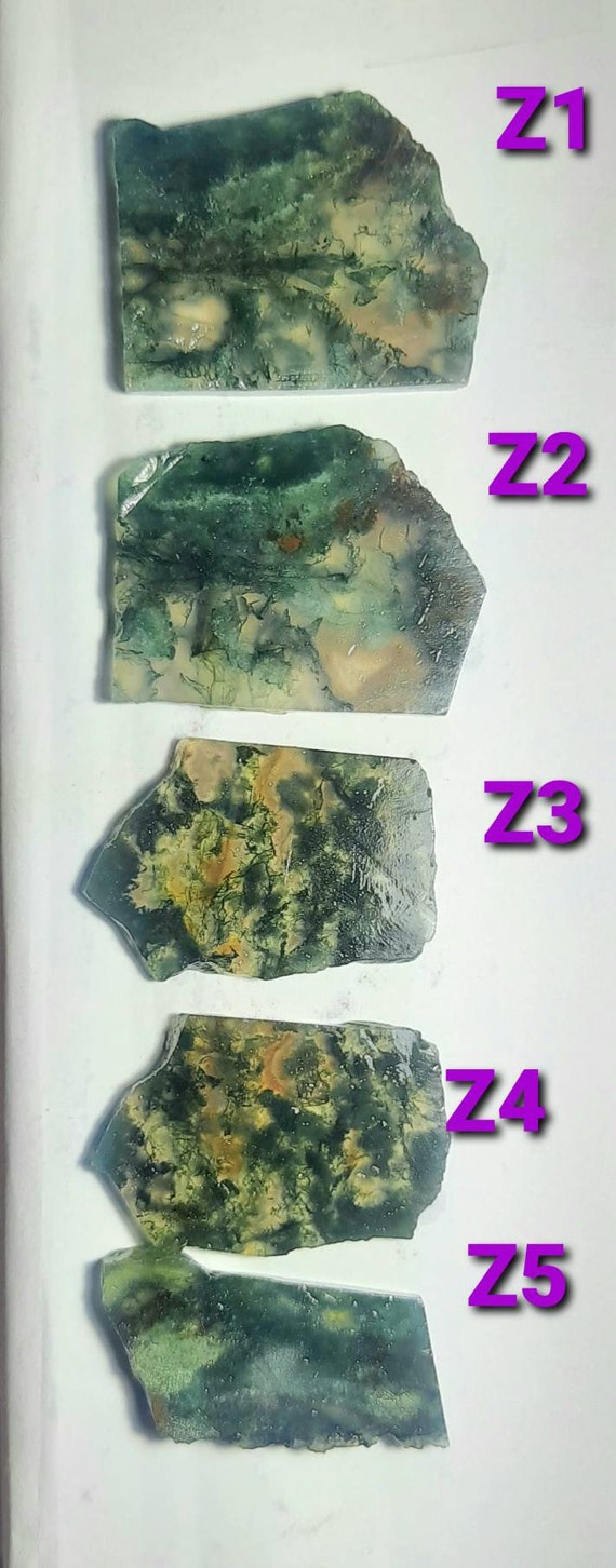 Moss Agate Green JasperRaw Jasper Crystal Green RoughRaw | Etsy