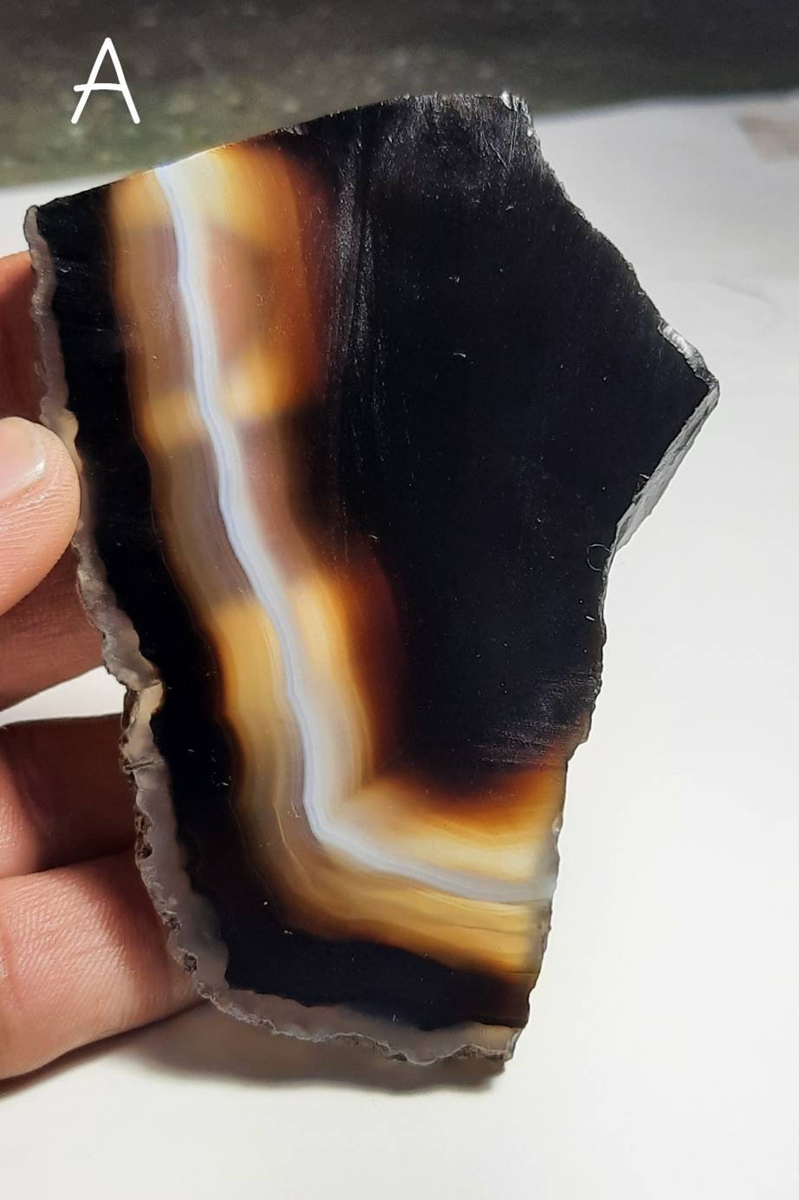 Black Banded Onyx Rough GemstoneBlack Banded Onyx | Etsy