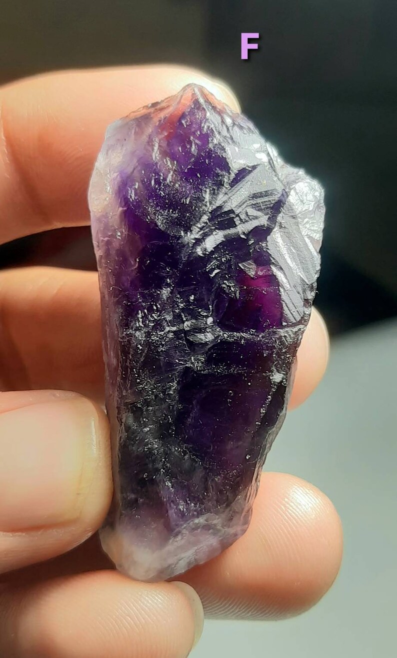 Natural African Amethyst Unpolished Rough Gemstoneamethyst - Etsy