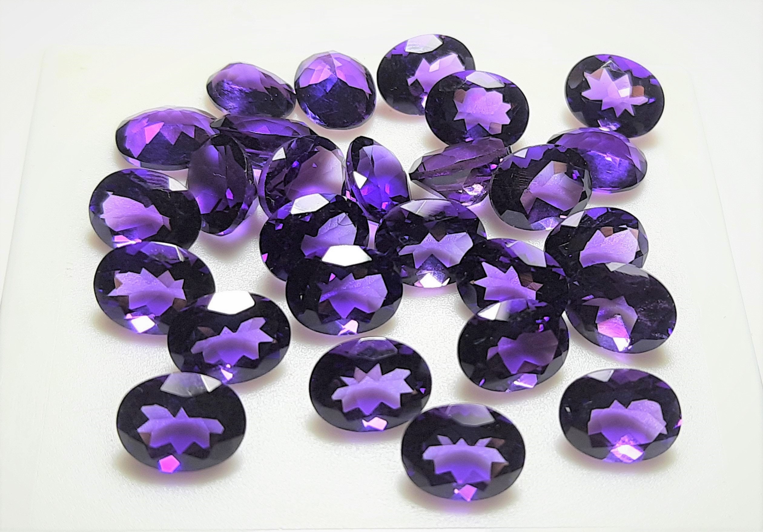 AAA Quality Aferican Amethyst Oval Shape Faceted - Etsy