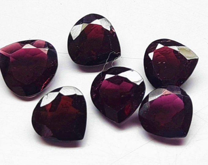 Natural Garnet Big Size Faceted Heart Shape Gemstone,aaa Quality Garnet ...
