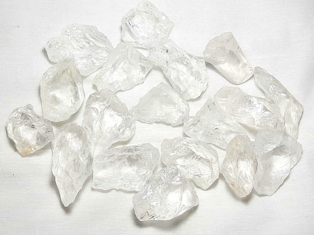 Natural Crystal Quartz Rough Gemstone,unpolished Crystal Rock,healing ...