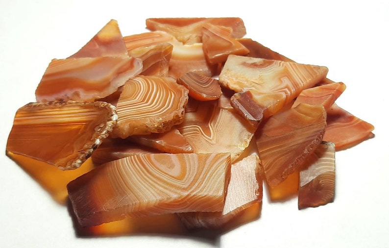 Red Banded Onyx Rough Gemstonered Banded Onyx Specimensred - Etsy