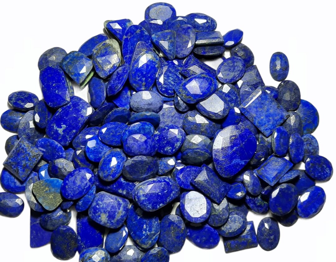 Lapis Lazuli Mix Size and Shape Faceted Gemstone,lapis Gemstone,lapis ...